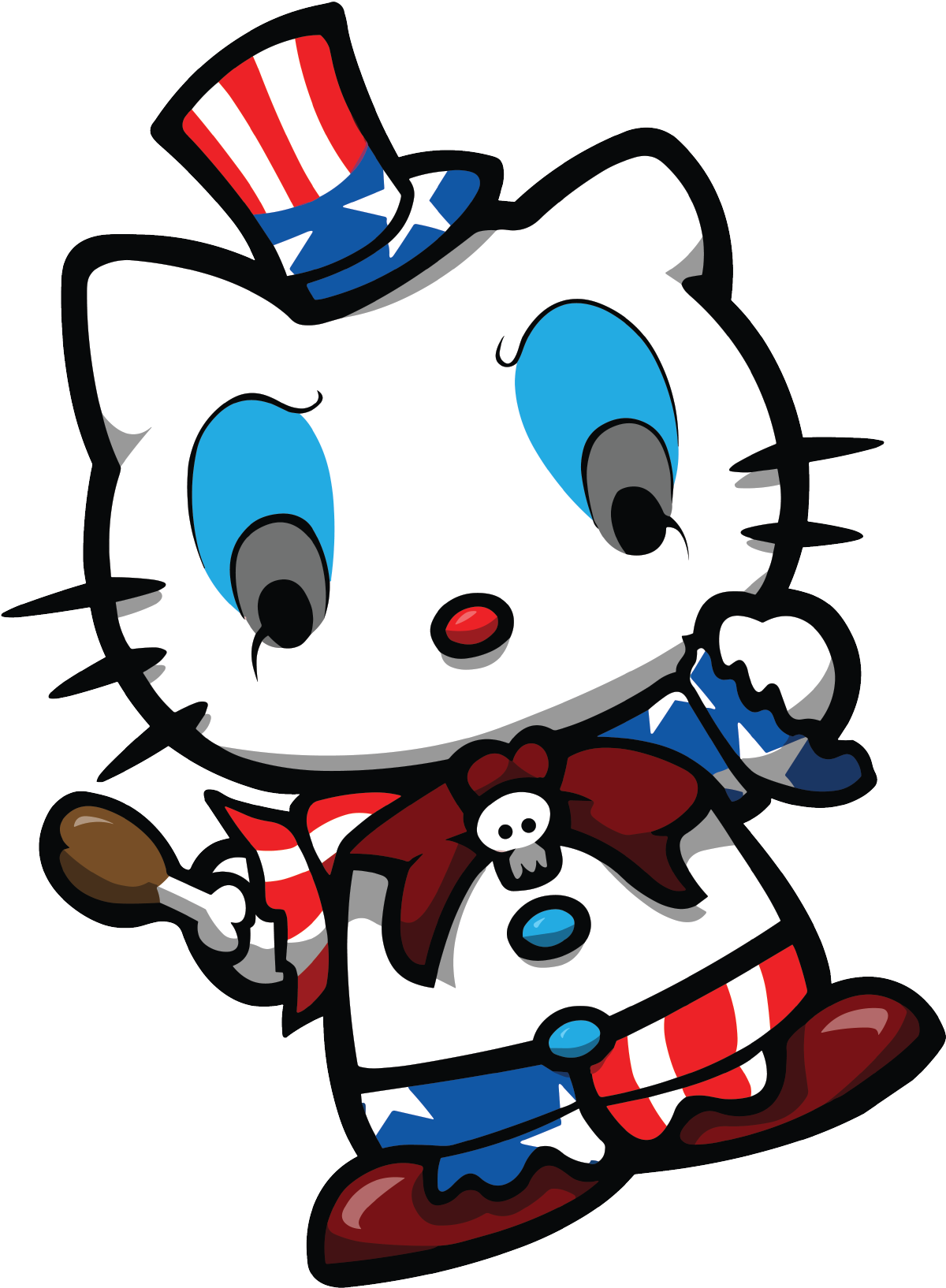 Hello Kitty American Clown – Dizzy Printing