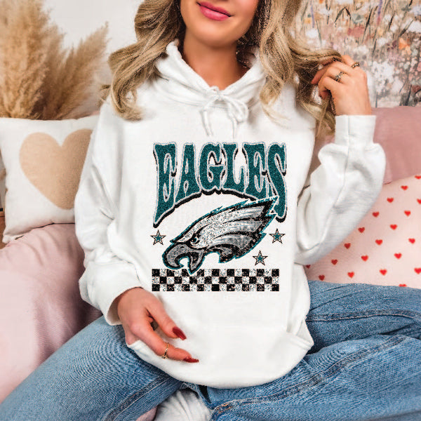 Eagles Glitter Sweater – Dizzy Printing