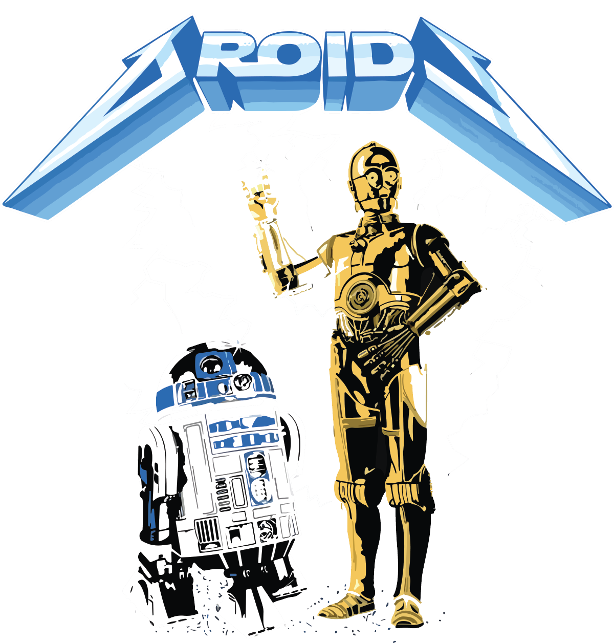 R2D2 And C-3PO Droids – Dizzy Printing