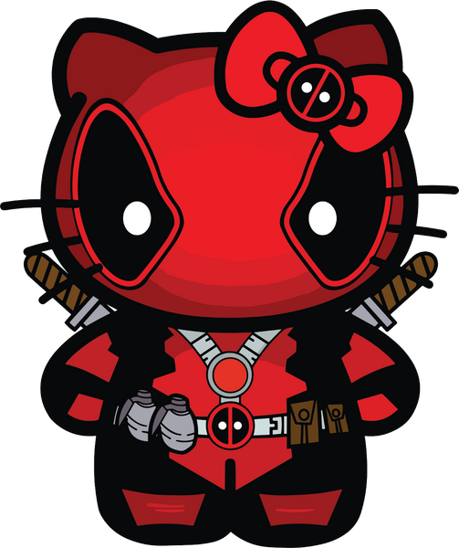 Hello Kitty Deadpool – Dizzy Printing