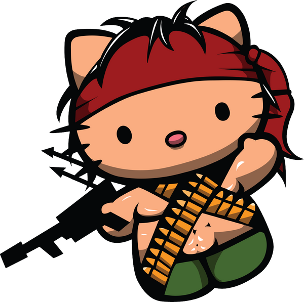 Hello Kitty Rambo – Dizzy Printing