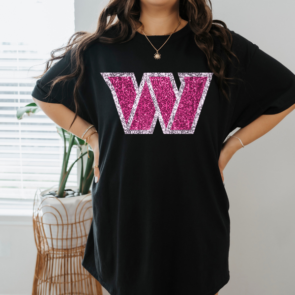 Glitter Pink Washington Commanders – Dizzy Printing